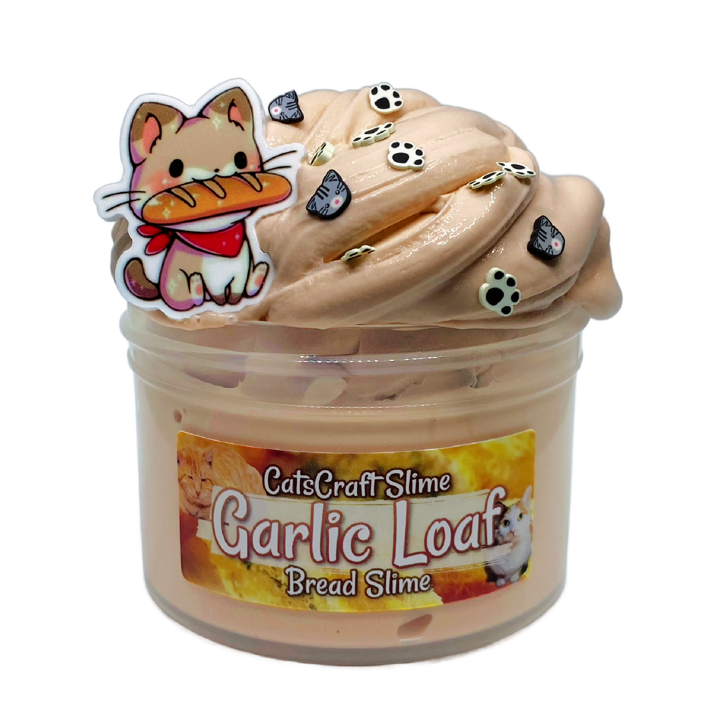 "Garlic Loaf" Bread Slime – CatsCraftSlime