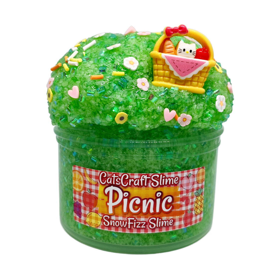 "Picnic" Snow Fizz Bingsu Slime – CatsCraftSlime